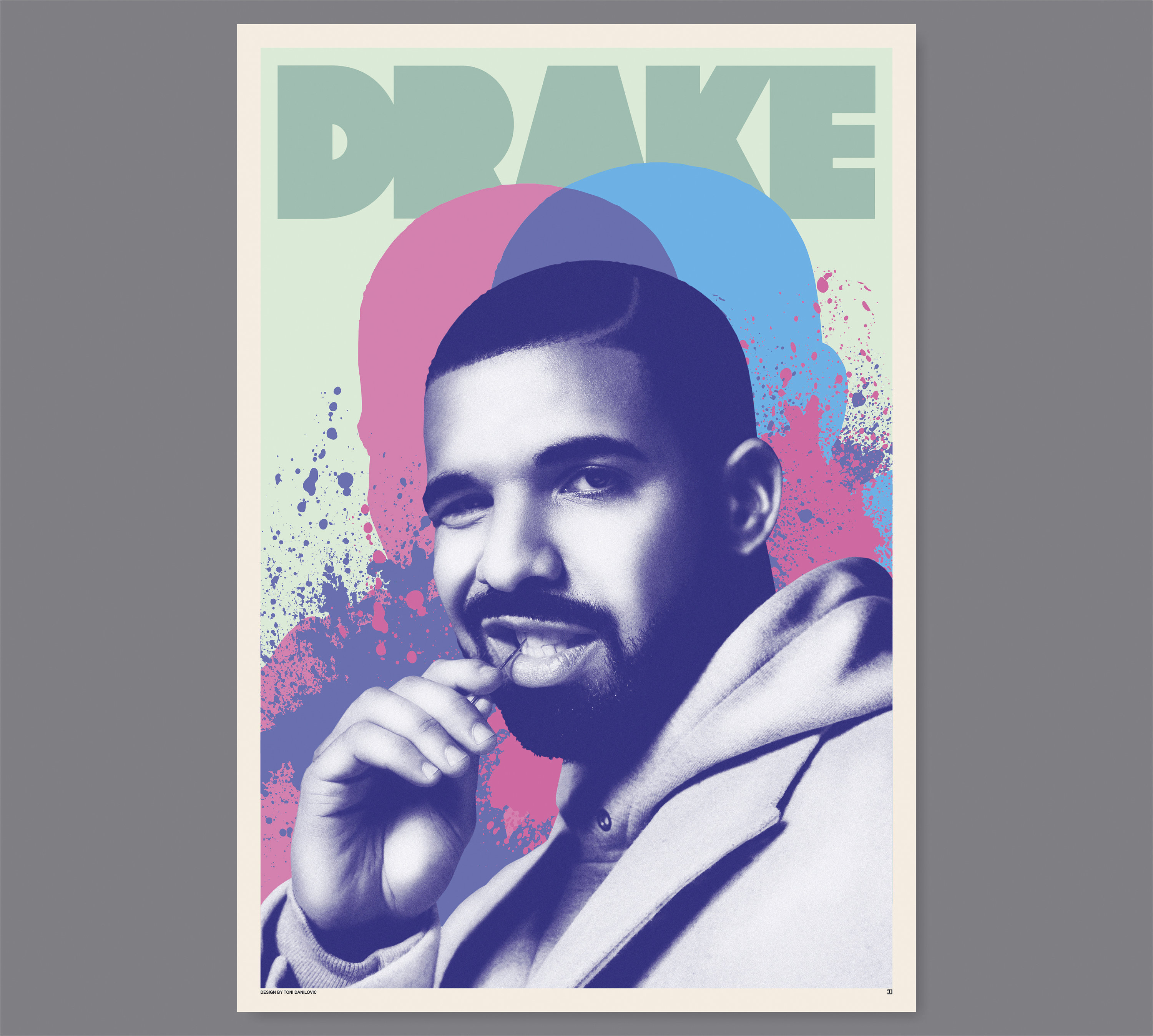 Drake Poster, Drake Wall Art, Drake Print, Drake Music Print, Music ...