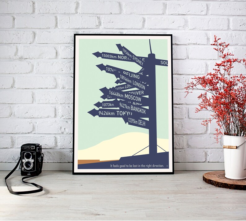 City Destination Sign Travel Poster Destination Sign Cities - Etsy