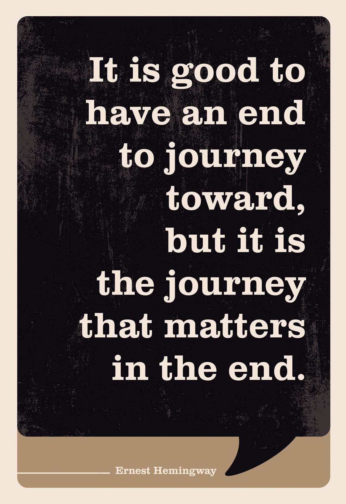 Ernest Hemingway Quote, Hemingway Poster, Inspirational Quotes ...