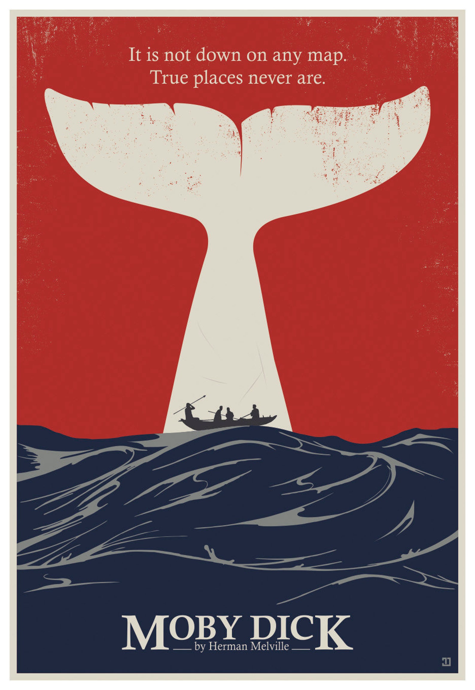 Moby Dick Print, Moby Dick Book Poster, Moby Dick Movie Poster, Herman ...