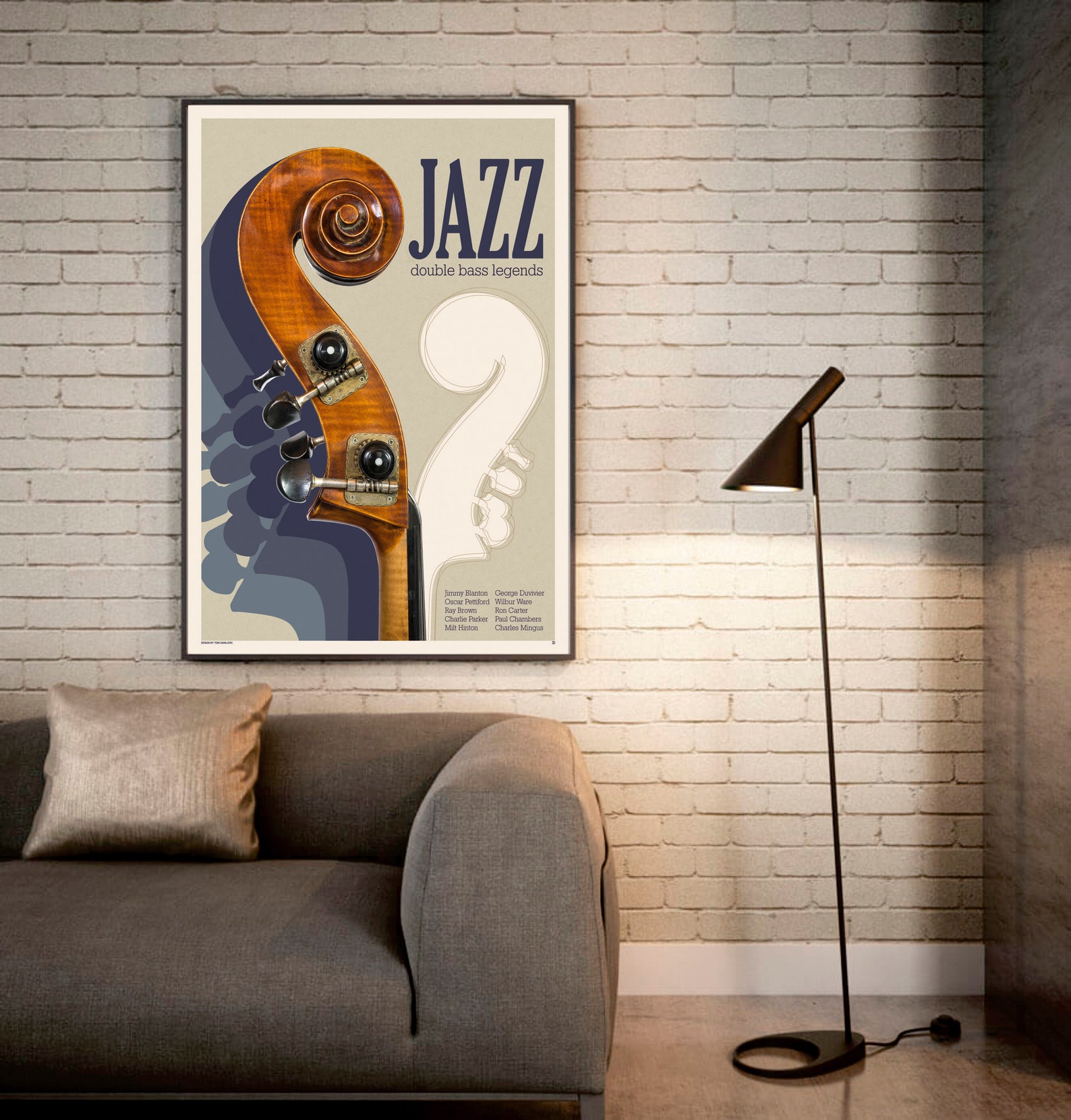 Jazz Double Bass Legends Jazz Poster Jazz Wall Art Music - Etsy