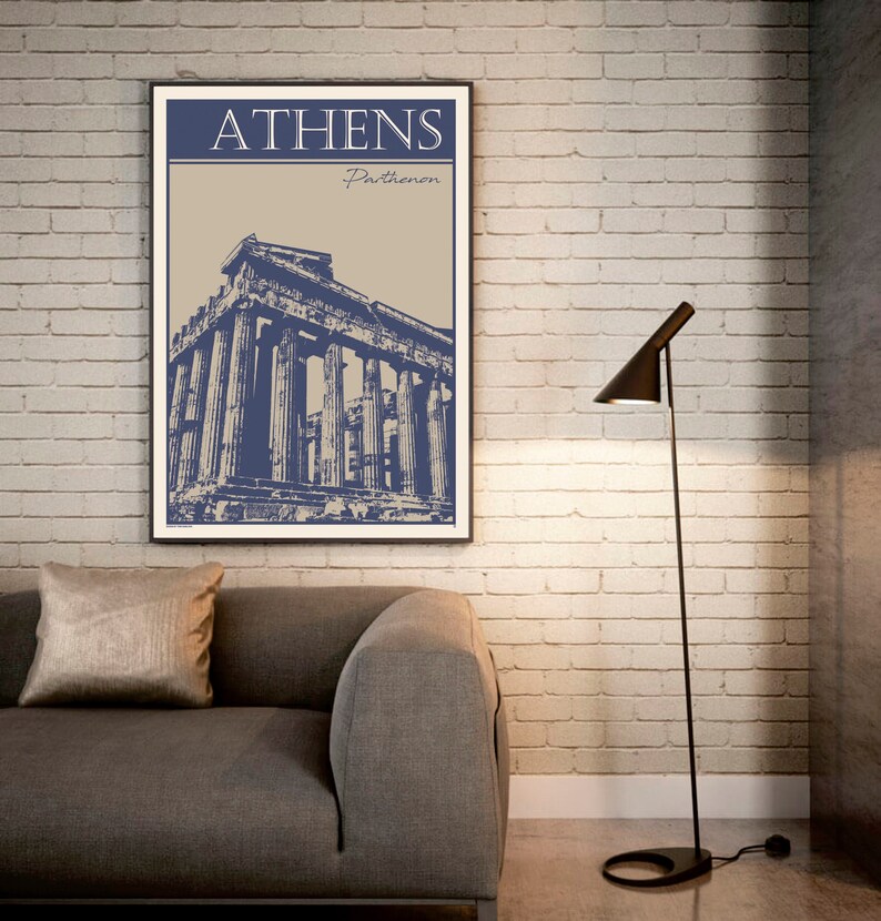 Athens Parthenon Poster Parthenon Acropolis Parthenon Print - Etsy