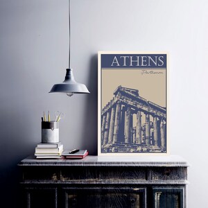 Athens Parthenon Poster, Parthenon Acropolis, Parthenon Print ...