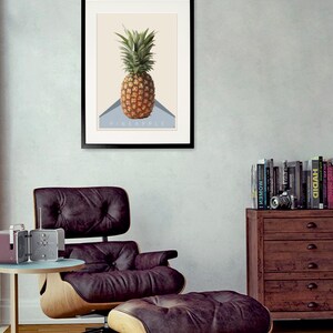 Pineapple Tropical Poster, Pineapple Wall Art, Tropical Fruit Poster ...