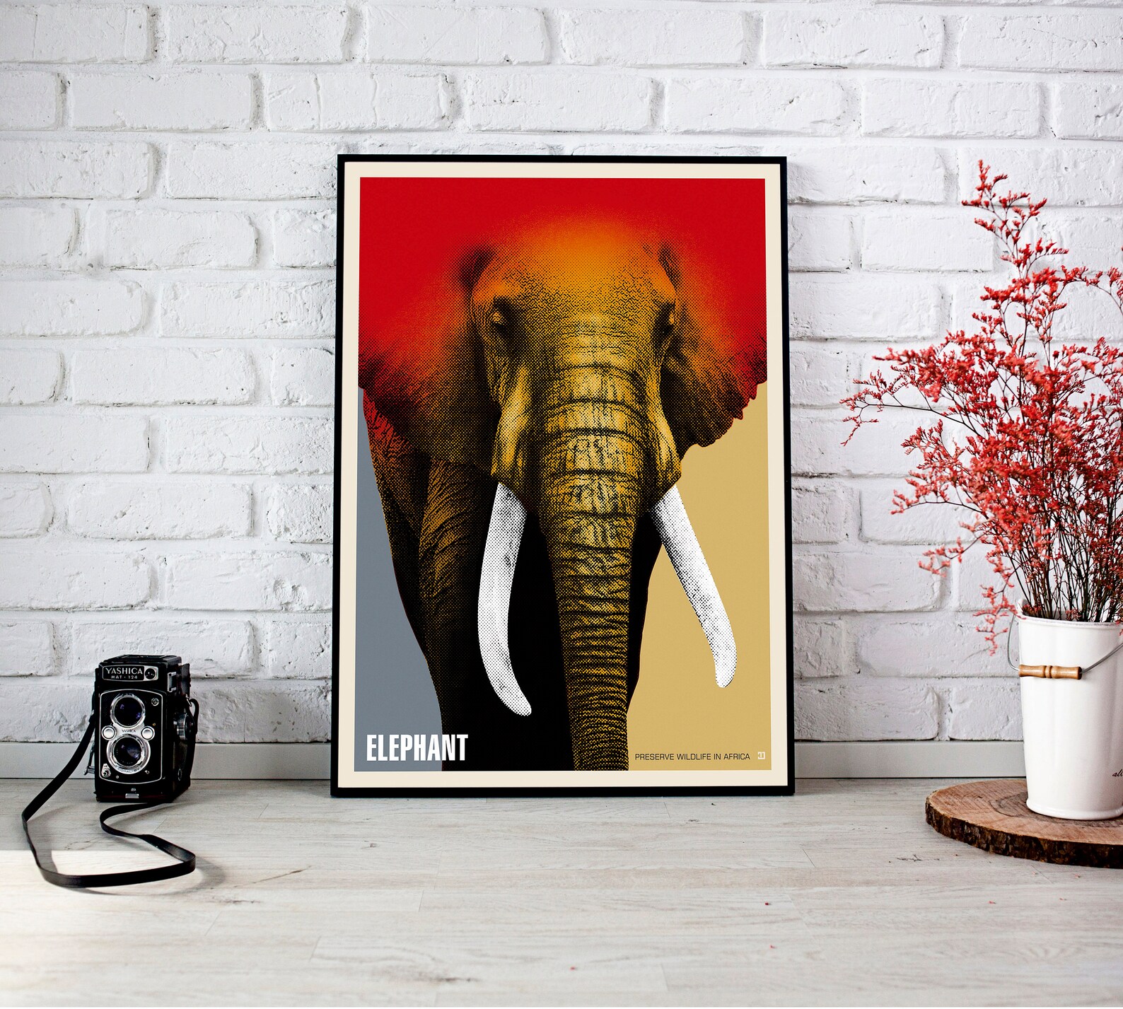 Elephant Poster, Elephant Print, African Elephant, Animal Print ...