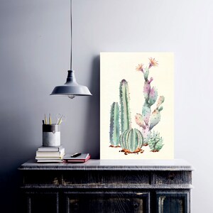 Cactus Print Cactus Wall Art Botanical Poster Cactus - Etsy
