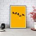 Dare to Be Different Poster, Motivational Minimalist Poster, Bird Wall ...