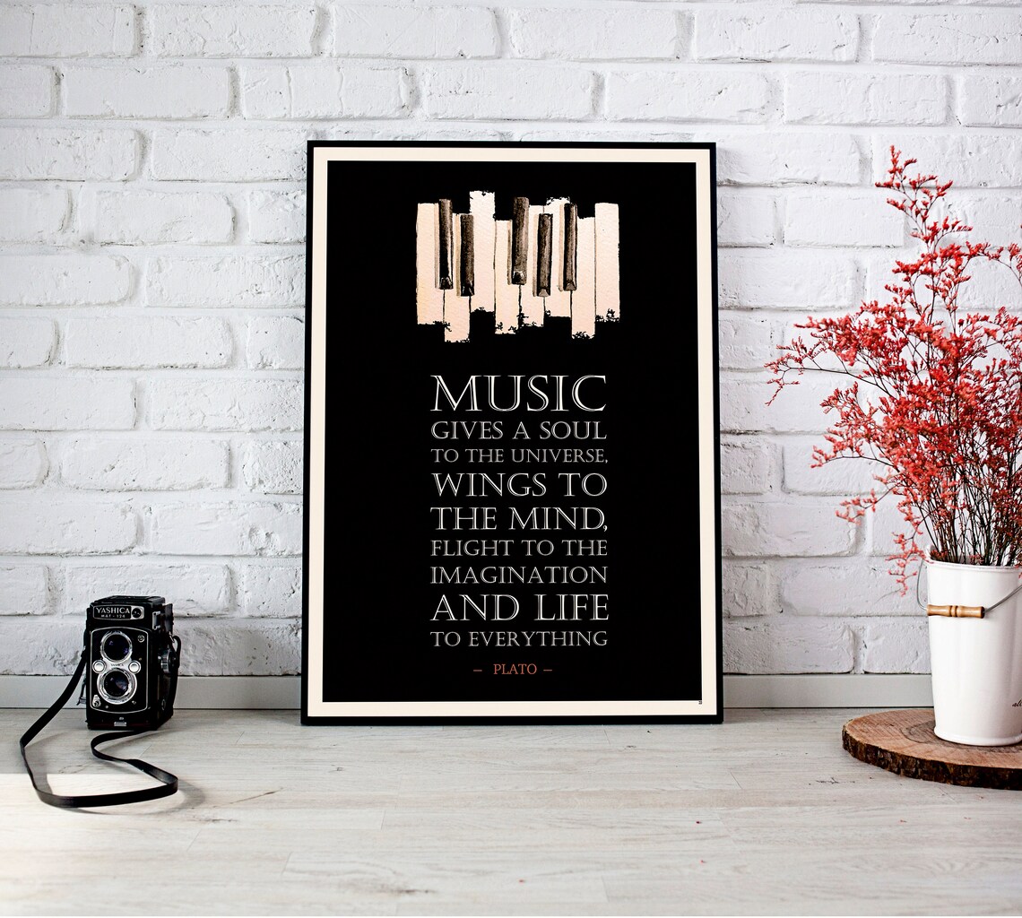 Music Poster, Music Definition, Music Quote, Music Wall Art, Music ...