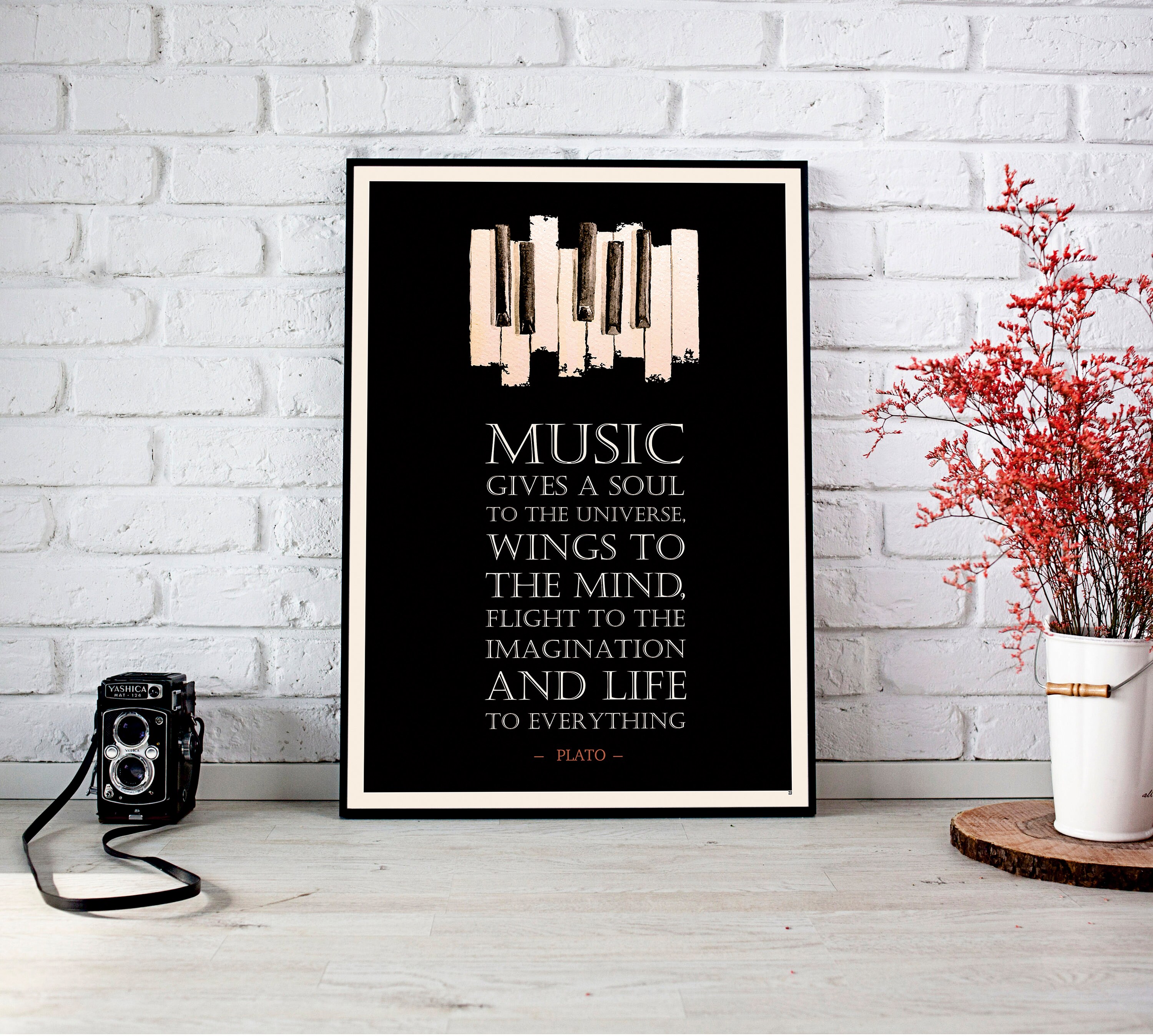 Music poster Music definition Music quote Music wall art | Etsy