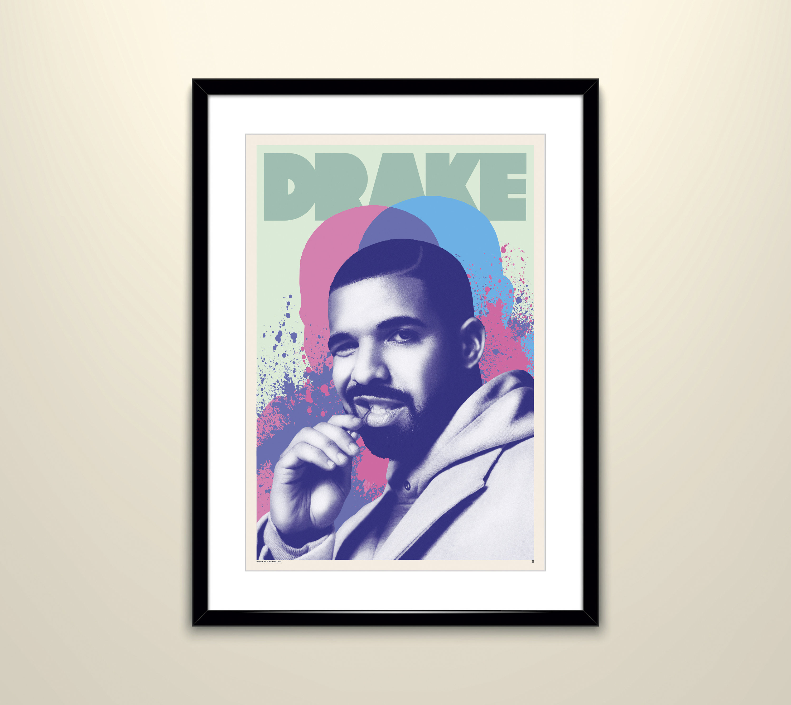 Drake Poster, Drake Wall Art, Drake Print, Drake Music Print, Music ...