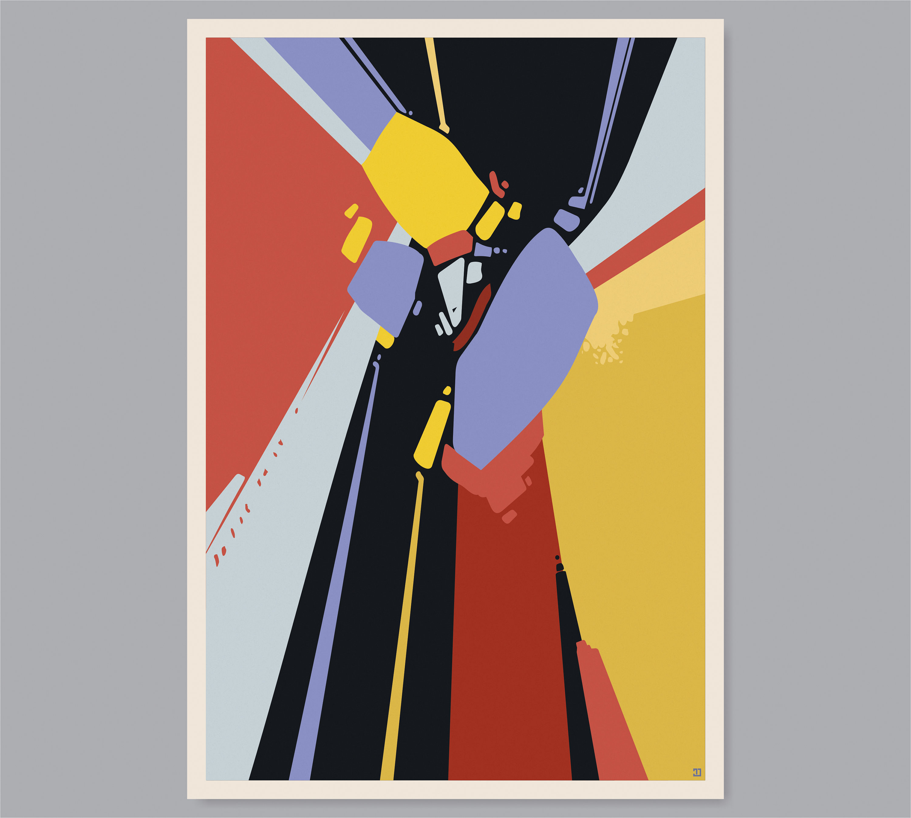 Abstract Art Print, Abstract Wall Art, Abstract Poster, Colorful ...