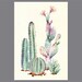 Cactus Print, Cactus Wall Art, Botanical Poster, Cactus Poster, Cactus ...