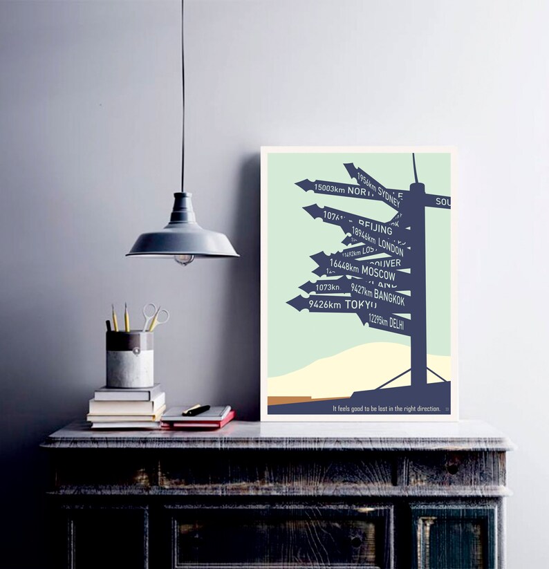 City Destination Sign Travel Poster Destination Sign Cities - Etsy