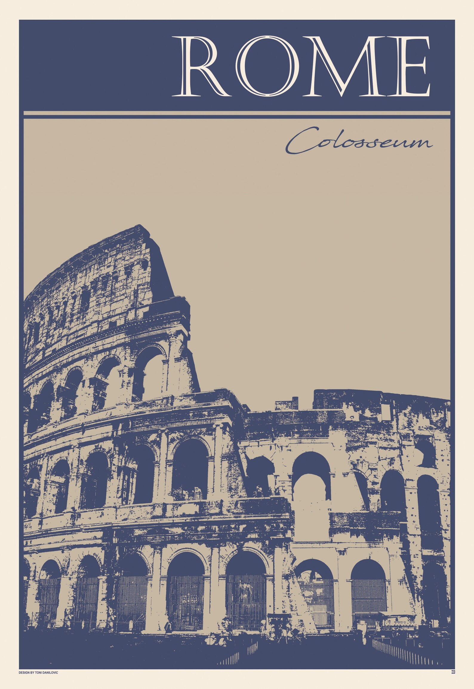 Rome Colosseum Poster, Rome Italy, Rome Wall Art, Rome Print, Travel ...