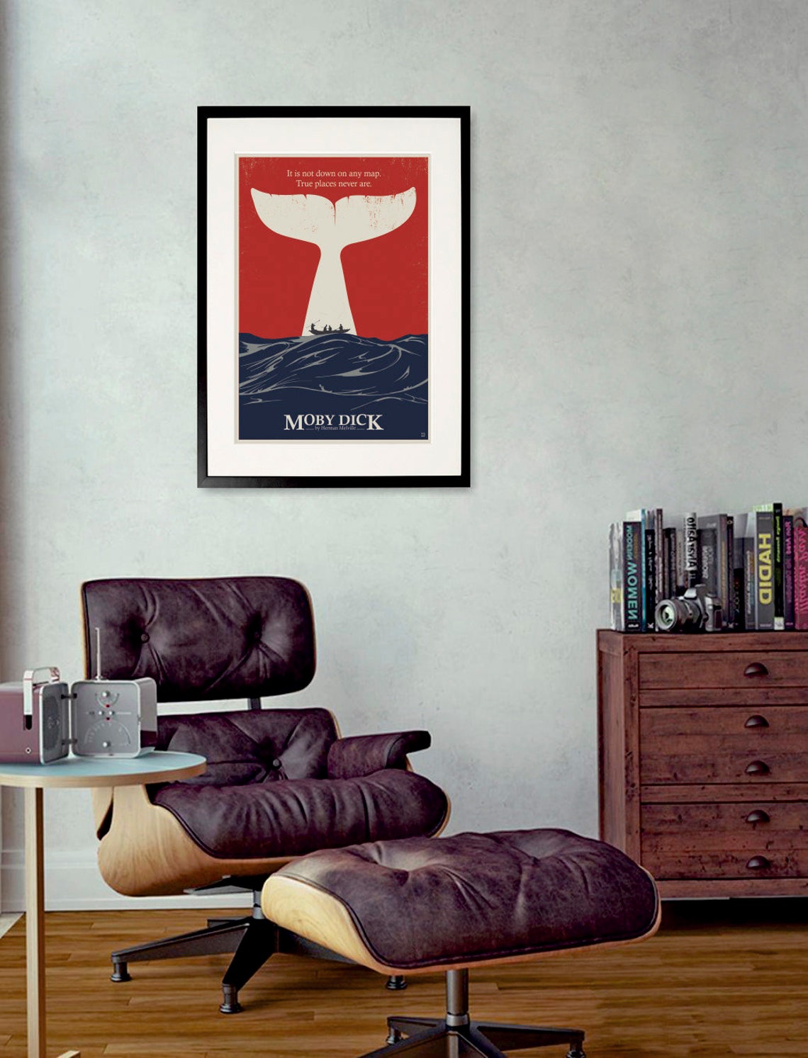 Moby Dick Print, Moby Dick Book Poster, Moby Dick Movie Poster, Herman ...