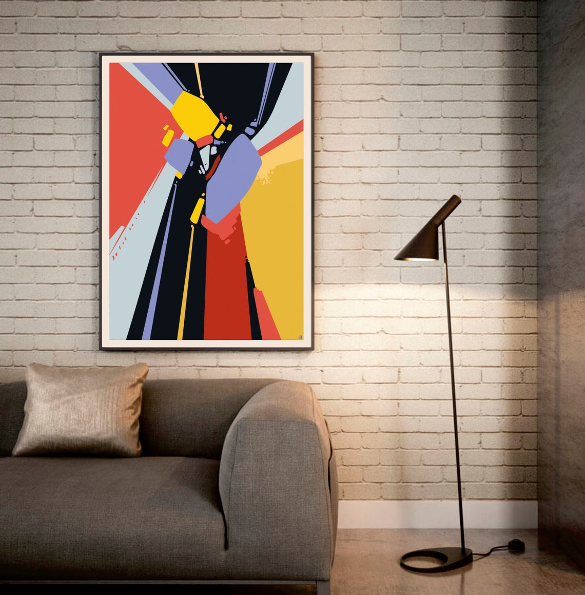 Abstract Art Print, Abstract Wall Art, Abstract Poster, Colorful ...