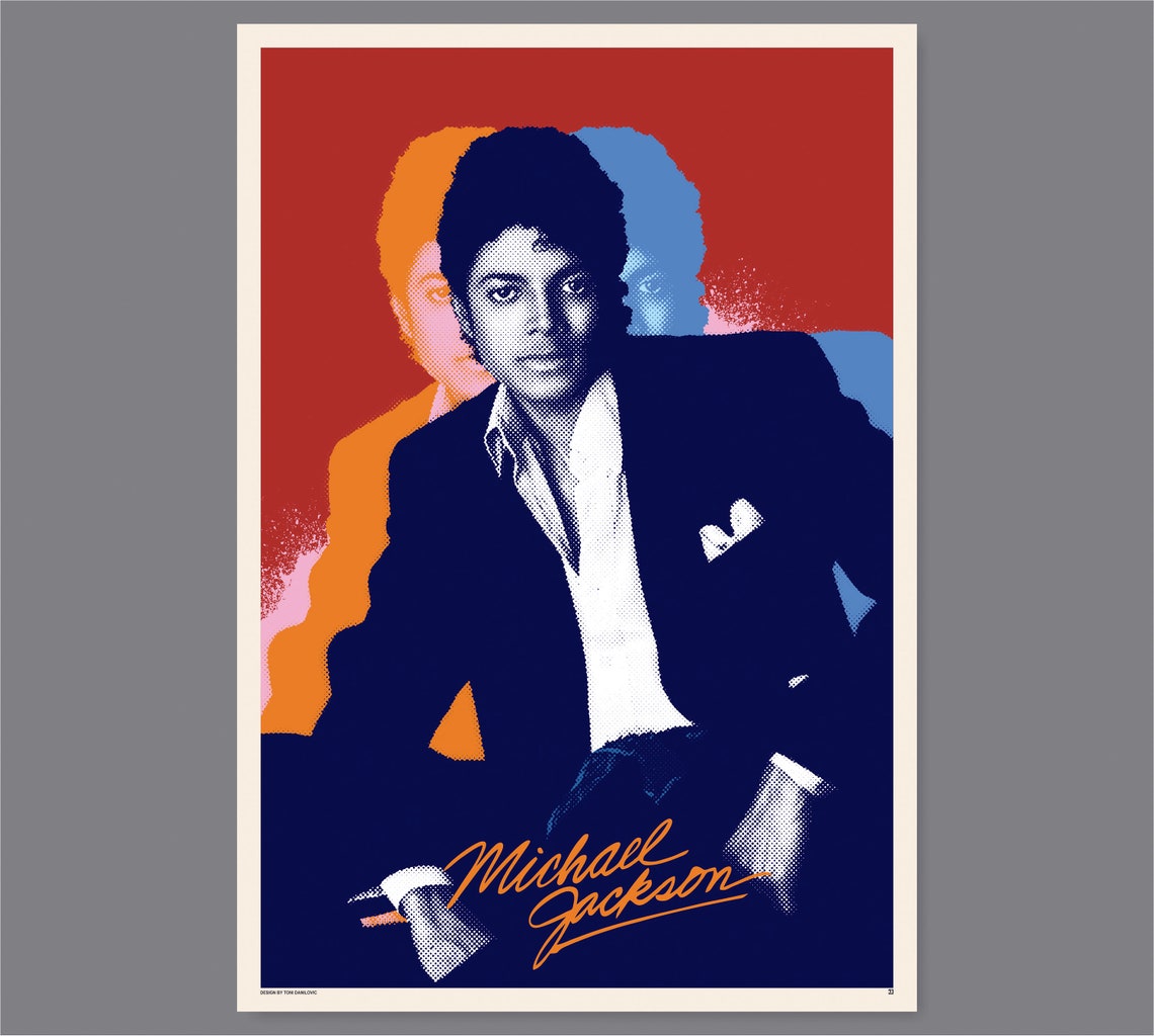 Michael Jackson, Michael Jackson Poster, King of Pop, Pop Art, Music ...