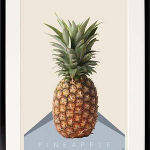 Pineapple Tropical Poster, Pineapple Wall Art, Tropical Fruit Poster ...