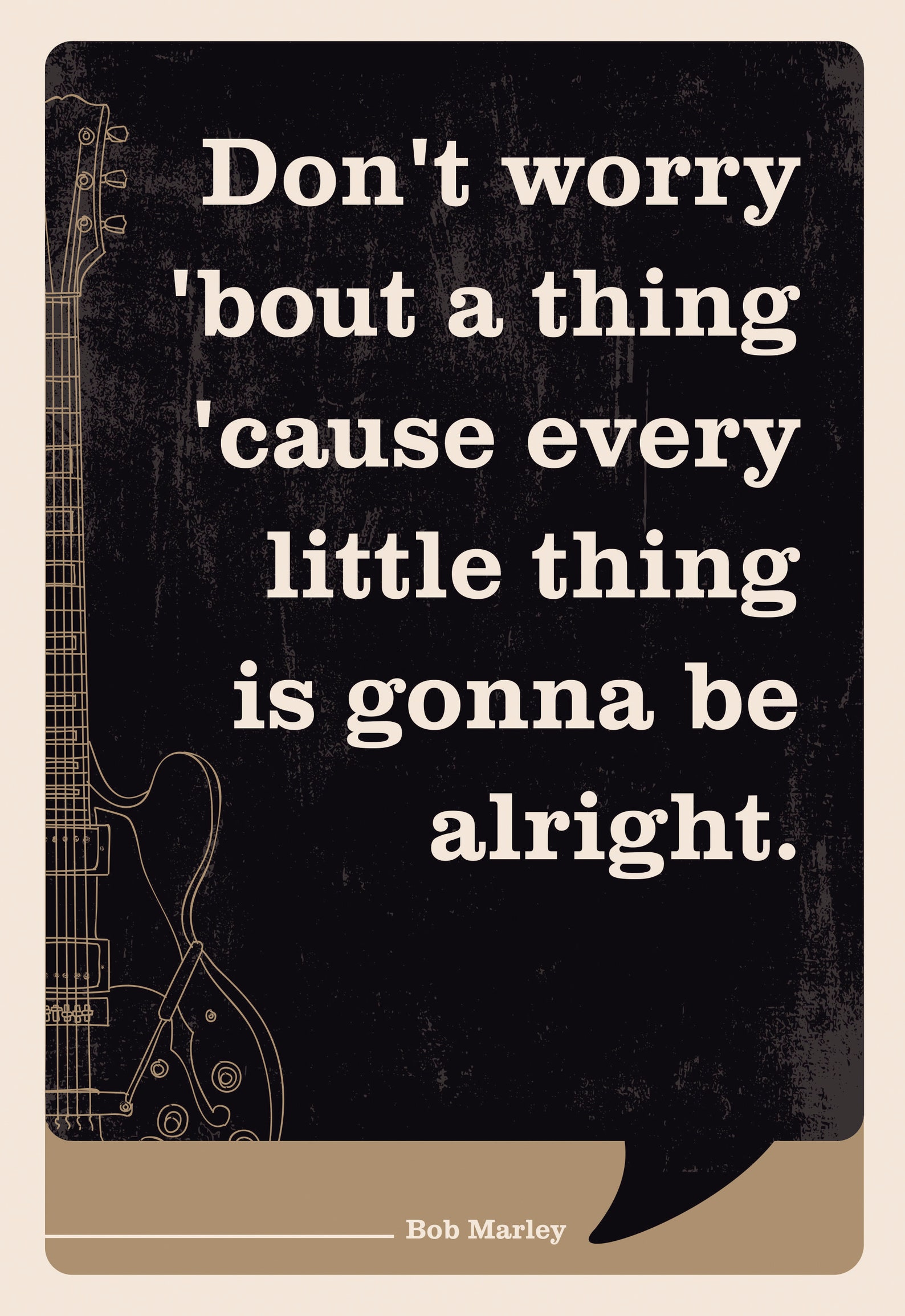 Bob Marley Lyrics, Bob Marley Poster, Inspirational Poster, Bob Marley ...