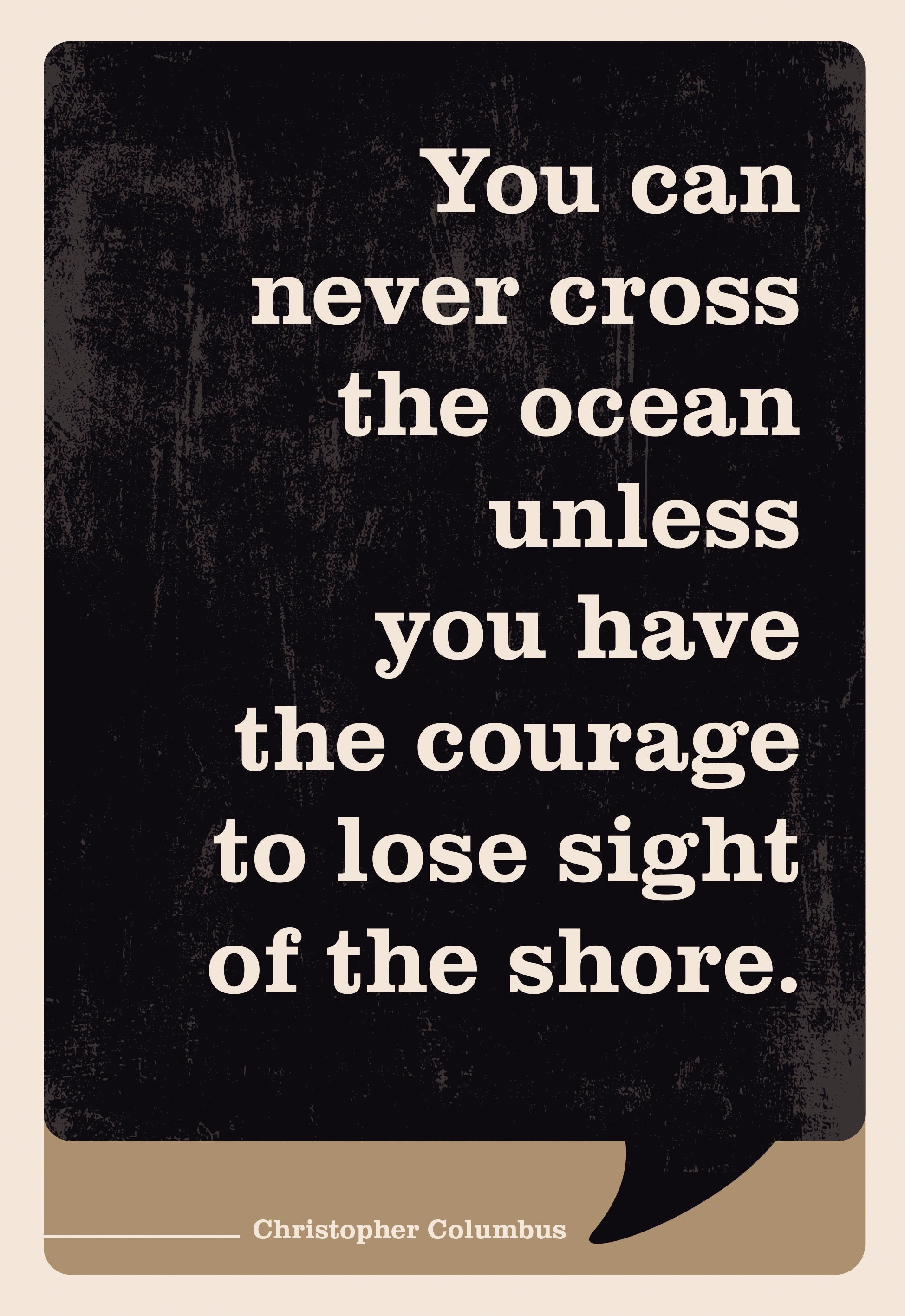 Christopher Columbus Quote, Inspirational Quote, Inspirational Poster ...