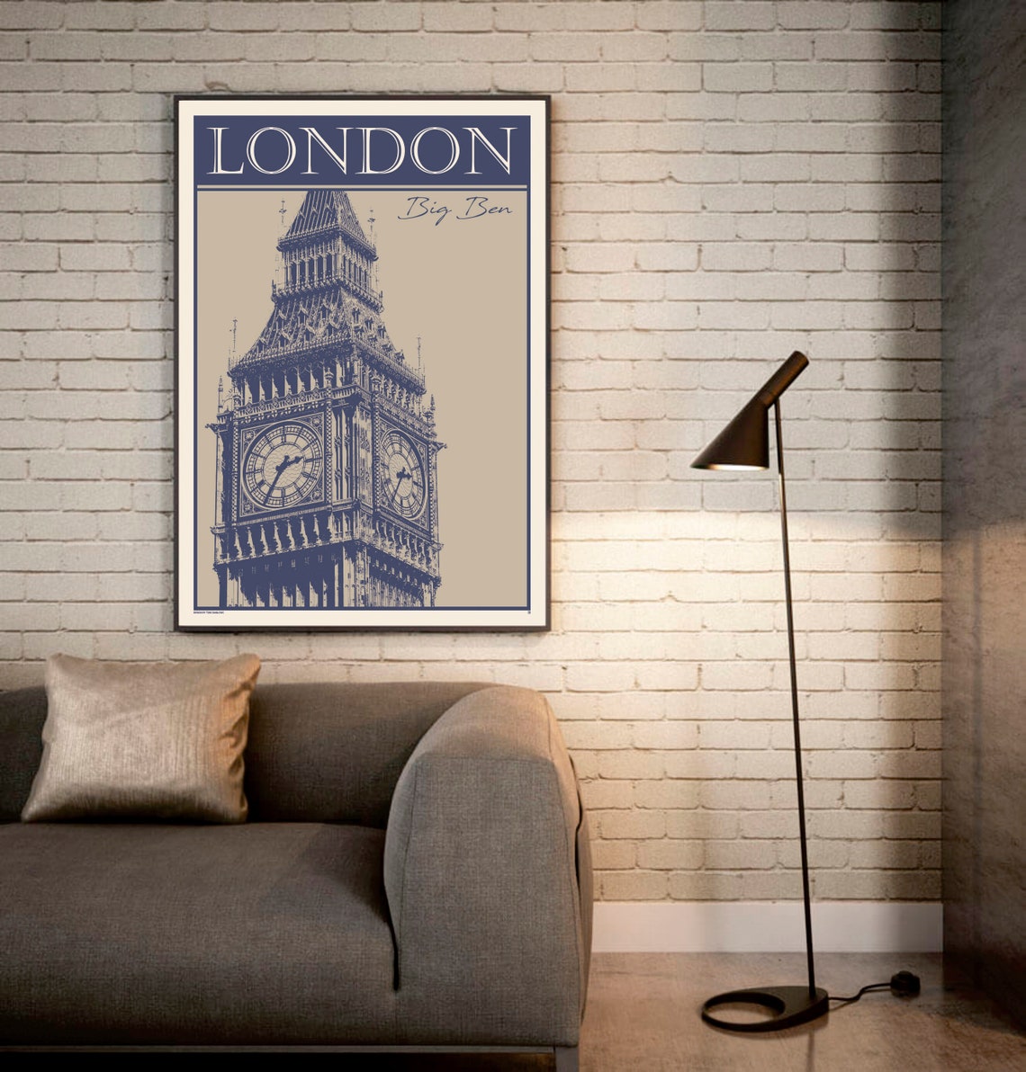London Big Ben Poster London Print Big Ben Print London - Etsy