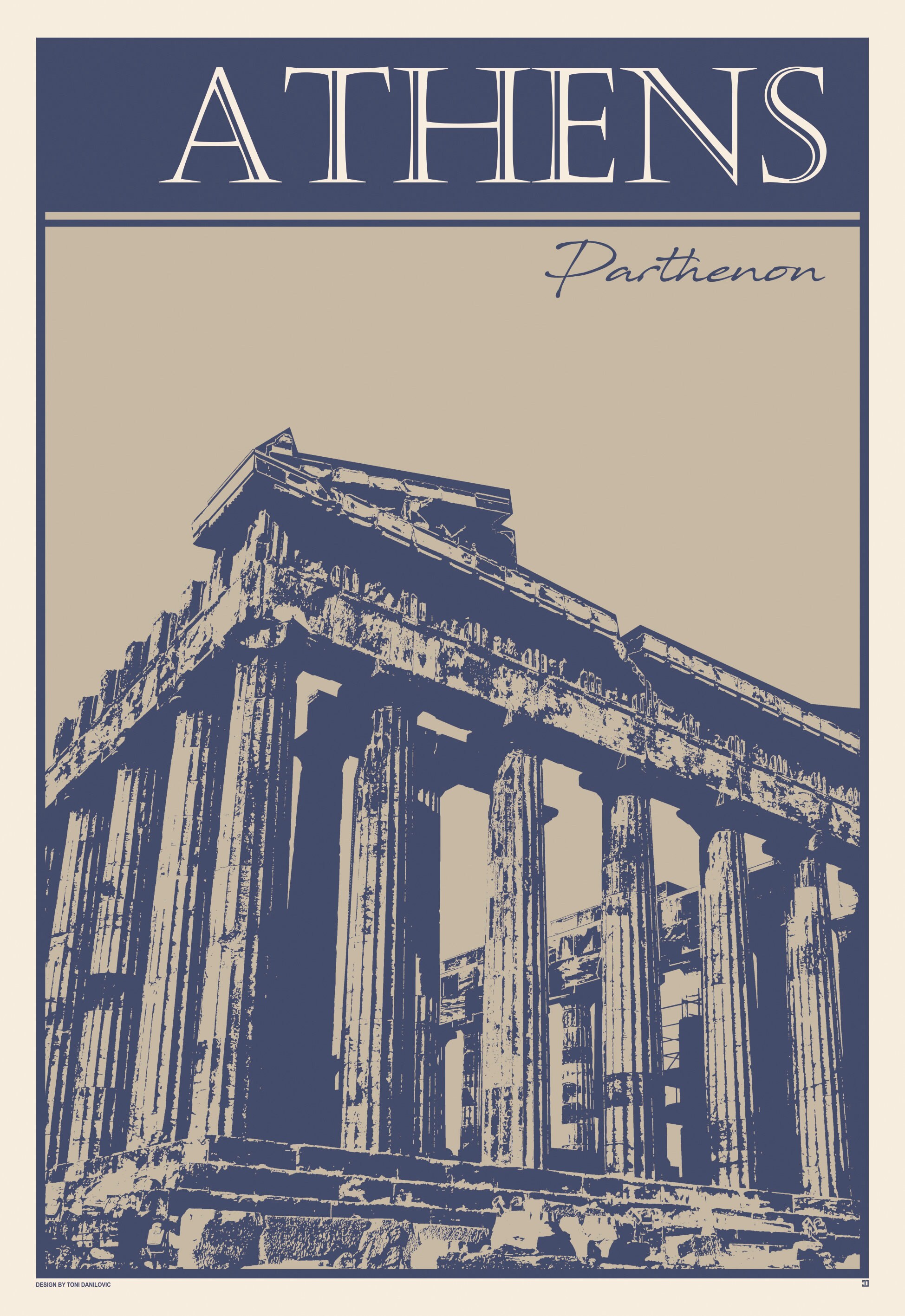 Athens Parthenon Poster Parthenon Acropolis Parthenon Print - Etsy