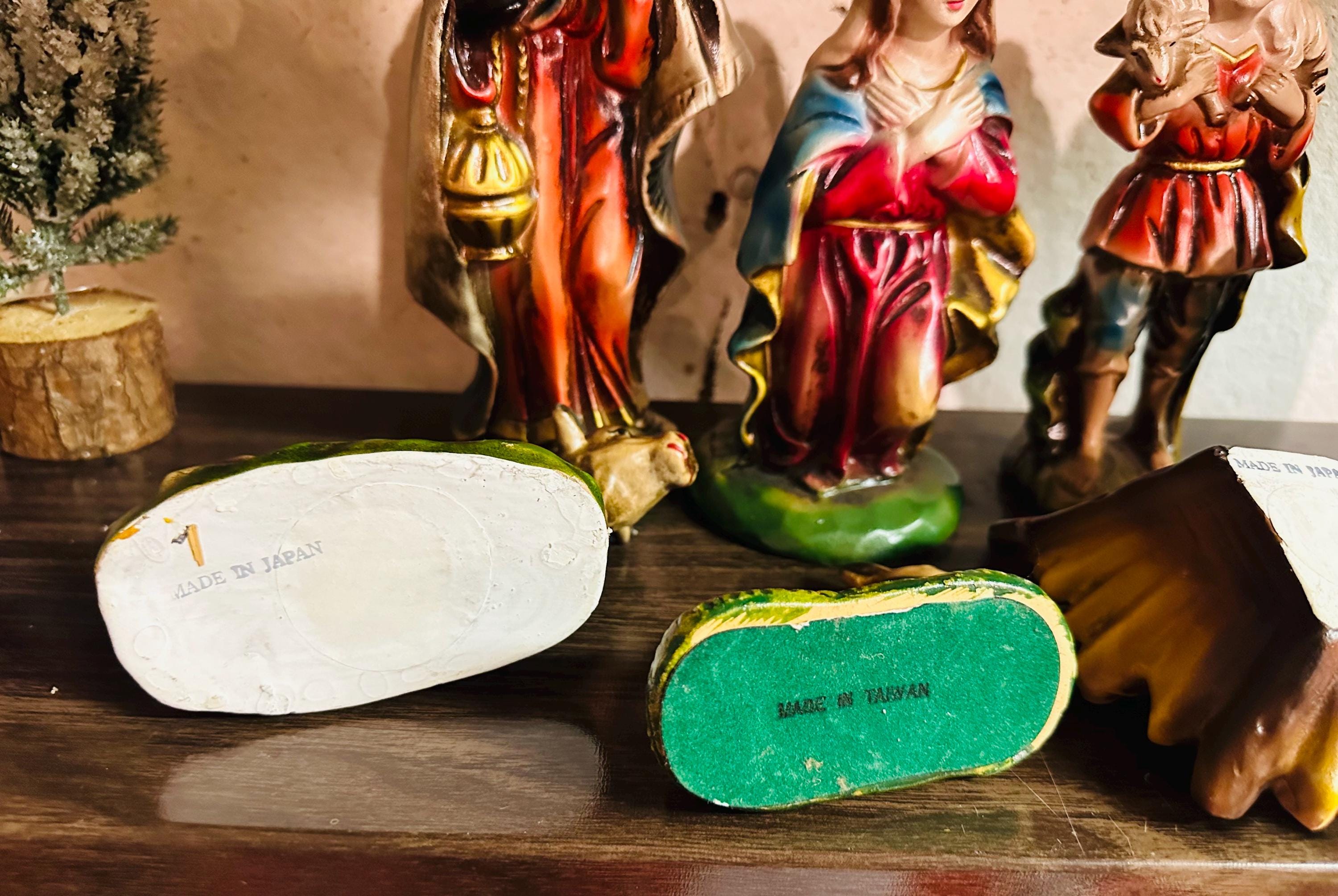 1950’s Paper Mache Nativity Set - Etsy