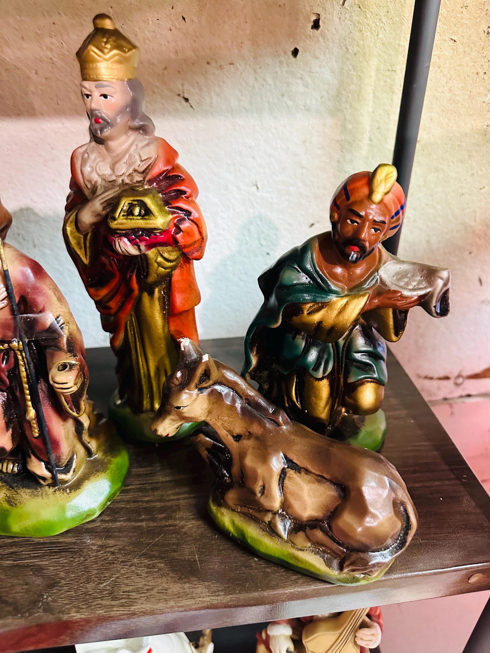 1950’s Paper Mache Nativity Set - Etsy