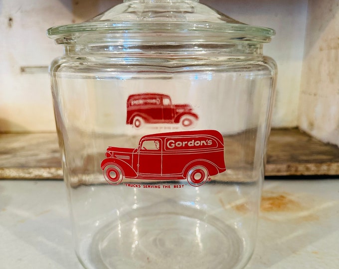 Vintage Gordon’s 2 Gallon Jar - Etsy