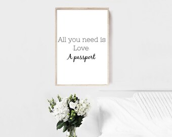 Passport Photo Frame - Etsy