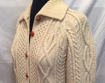 Irish knit sweater | Etsy