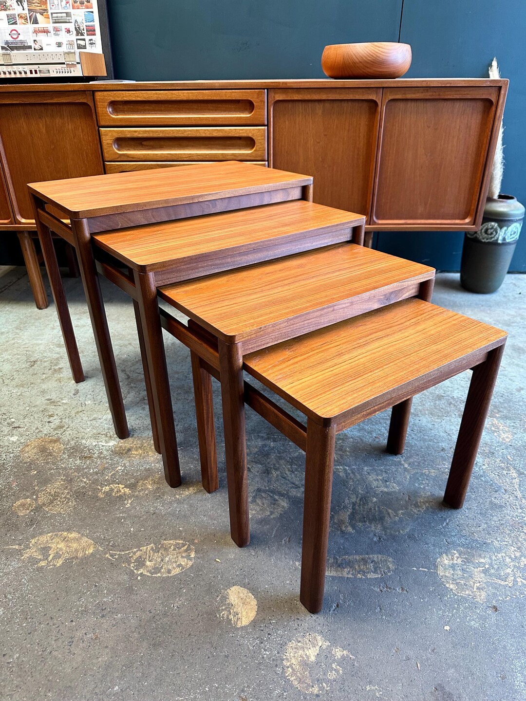 Mid century nest of tables store