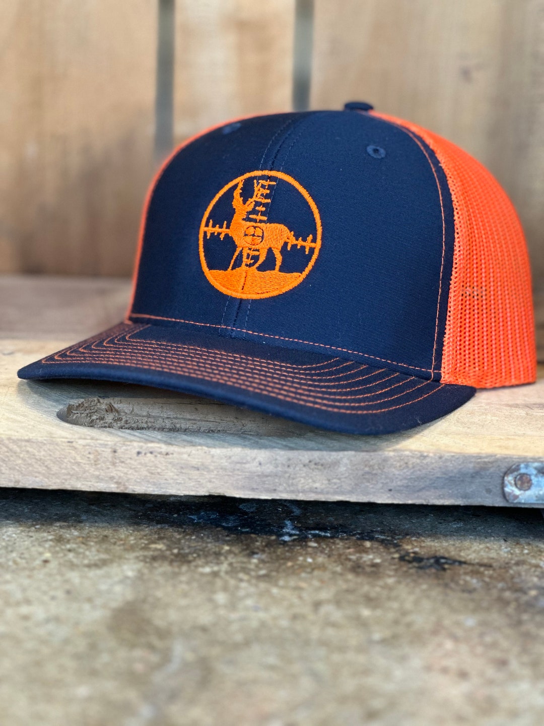 Buck Hunter Trucker Hat - Deer Hunter Trucker Hat - Deer in Scope ...