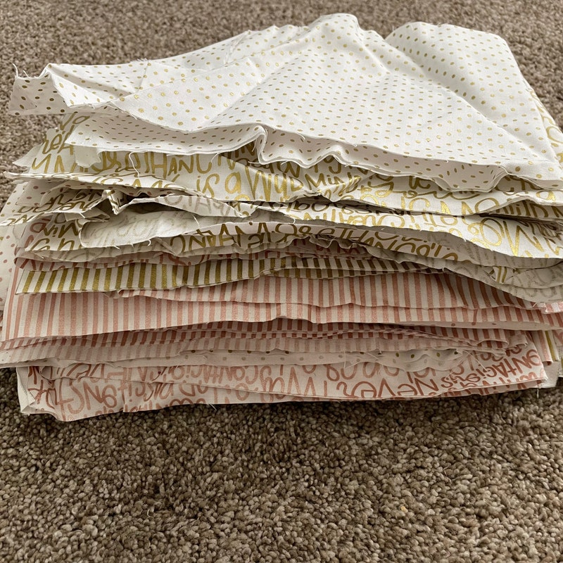 Fabric Scrap Bundle - Etsy