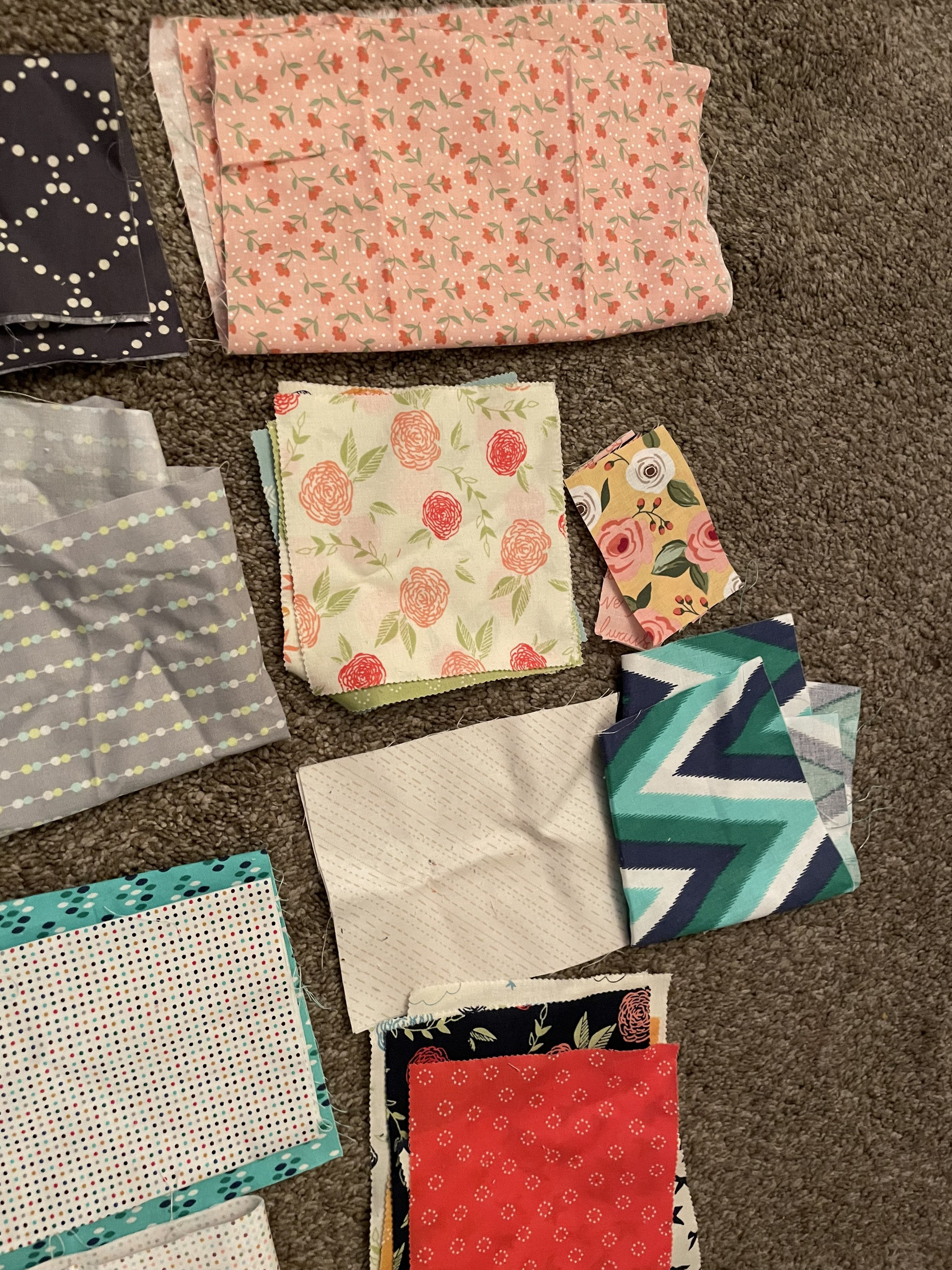 Half Lb Moda Fabrics Scrap Bag Half Pound Quilters Cotton Fabric Scraps ...