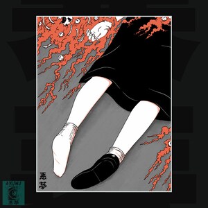 Creeping Death - Akumu, Nightmare, Creepy Art, Japanese Gore, Horror ...