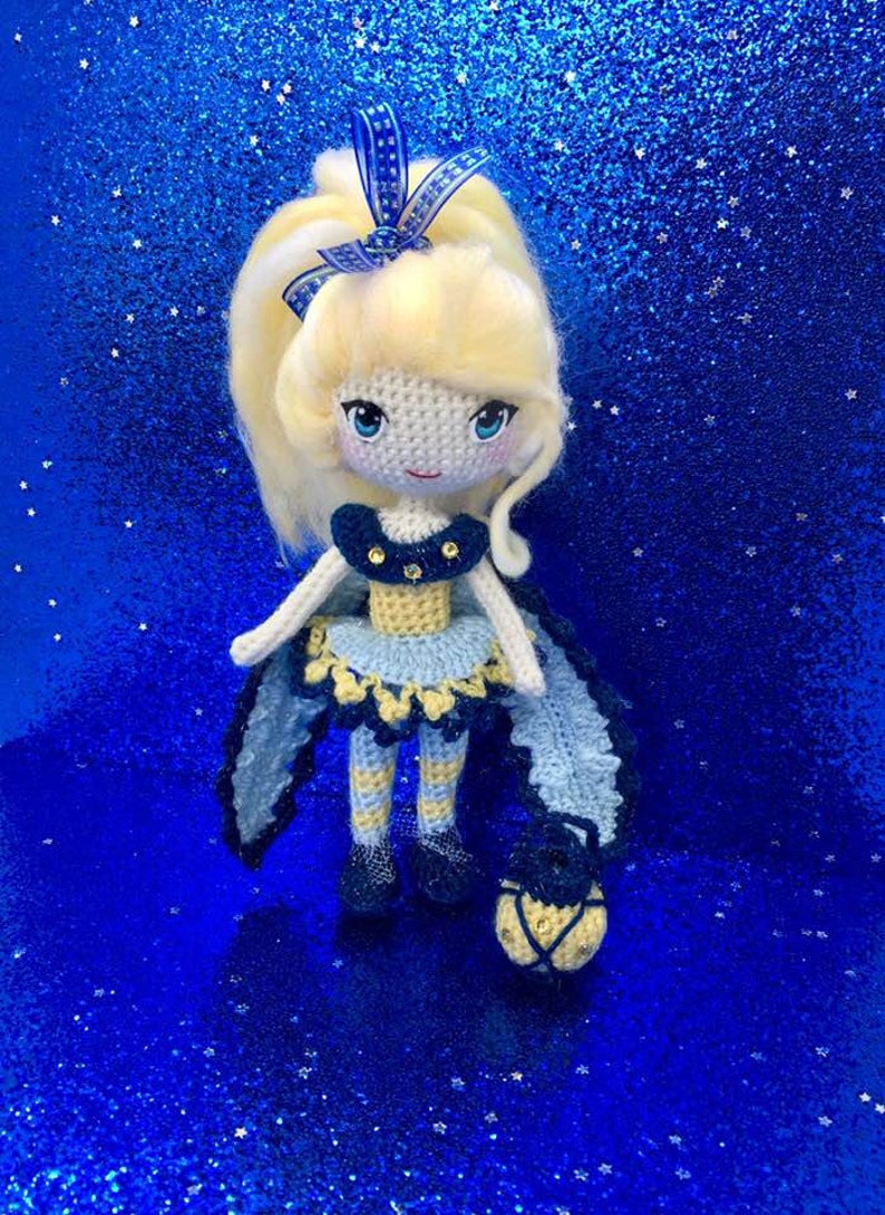 Luminescent a Firefly Fairy, Fairy Doll Pattern Pdf, Crochet Doll ...