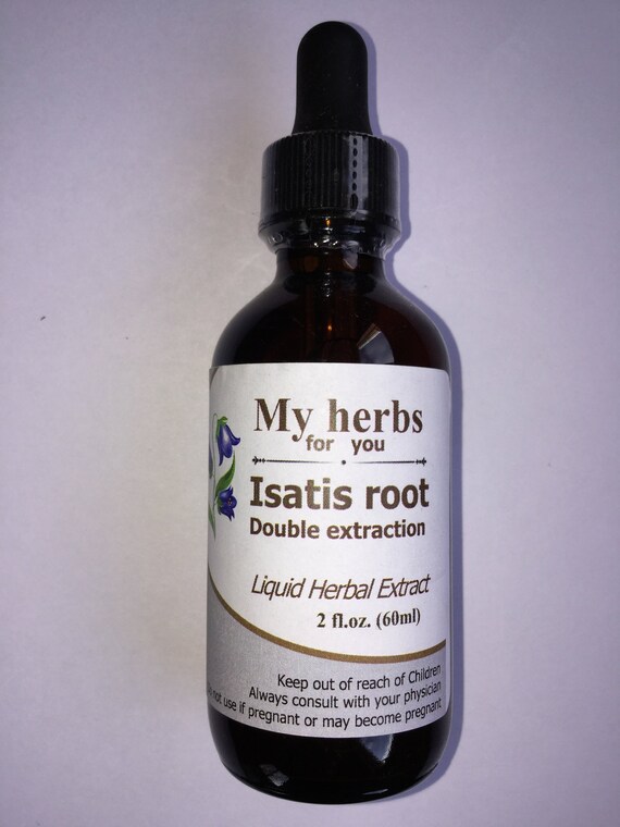 Isatis root Double extract tincture | Etsy