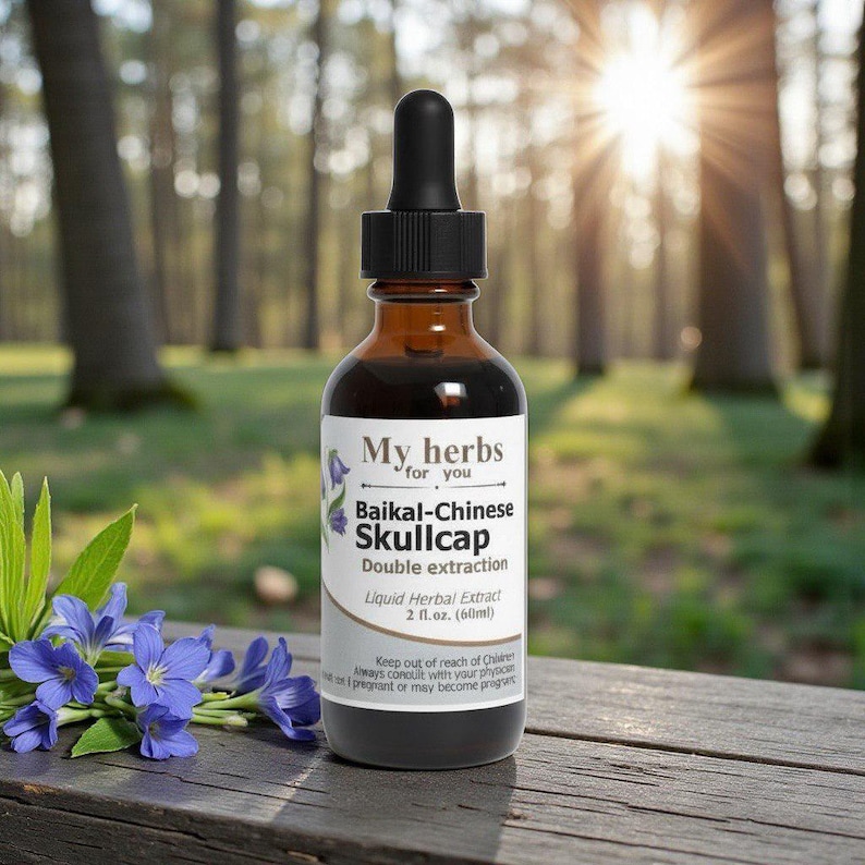 Baikal - Chinese Skullcap Root Tincture (double Extraction) - Etsy
