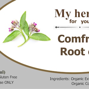Comfrey Root Oil, Organic - Etsy Canada