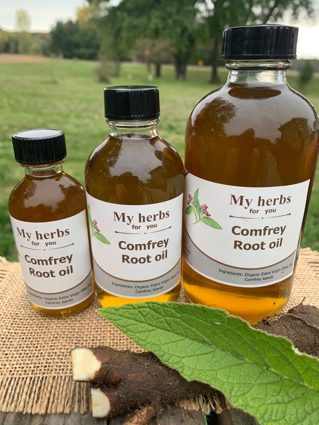 Comfrey Root Oil, Organic - Etsy