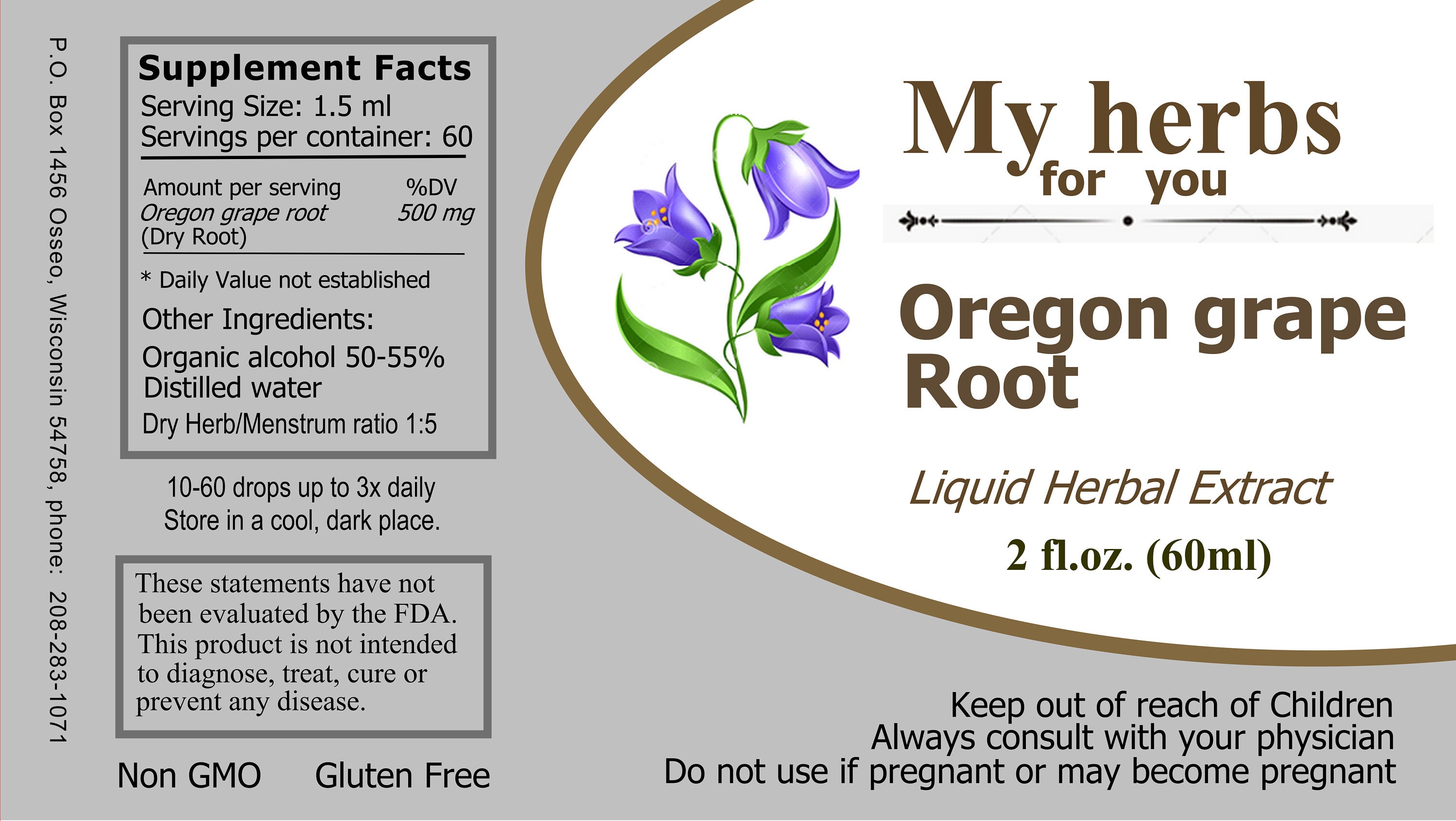 Oregon Grape Root Tincture - Etsy