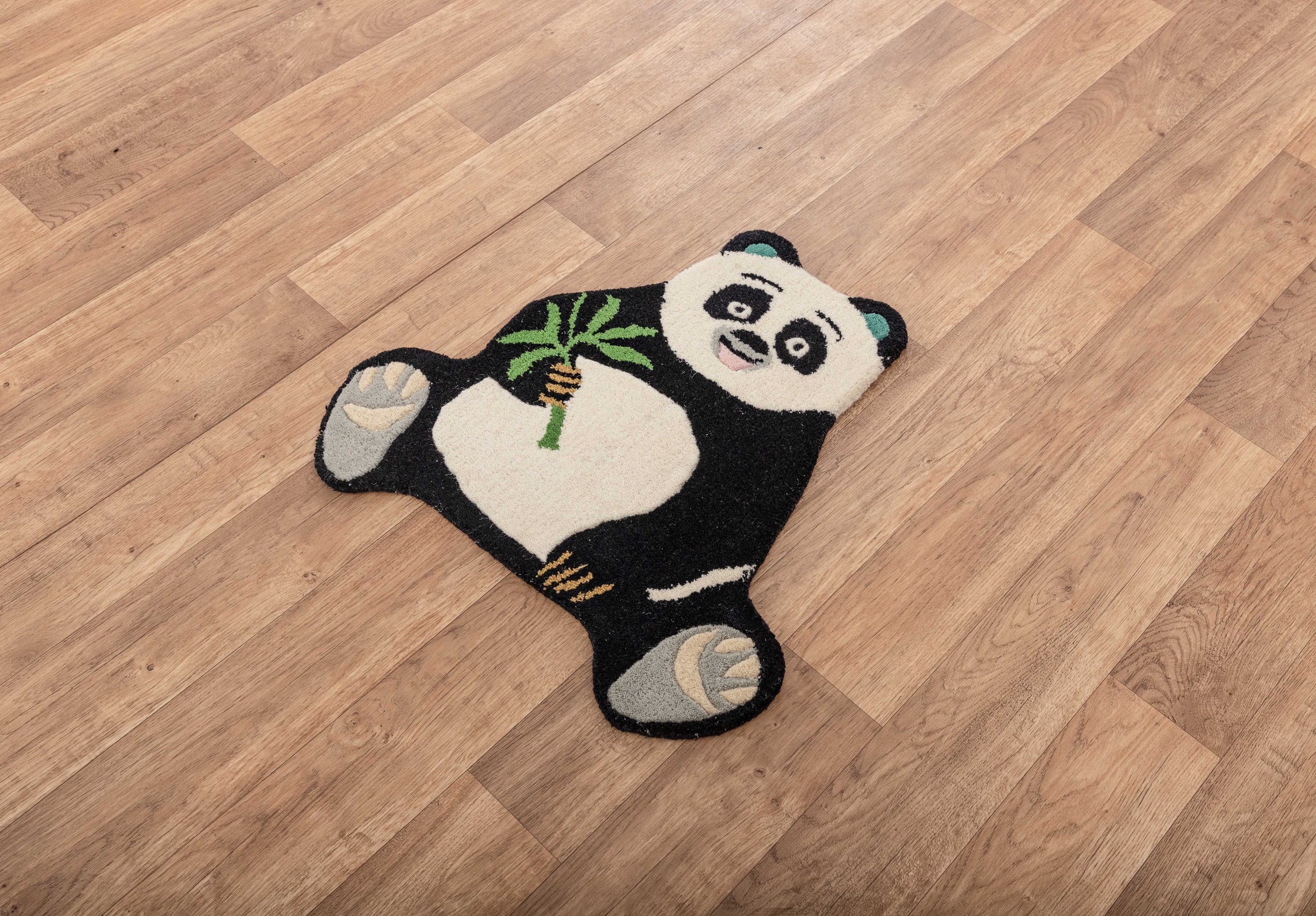 Panda Wool Rug for Kids Handmade in Soft Wool Size 2x2ft. - Etsy