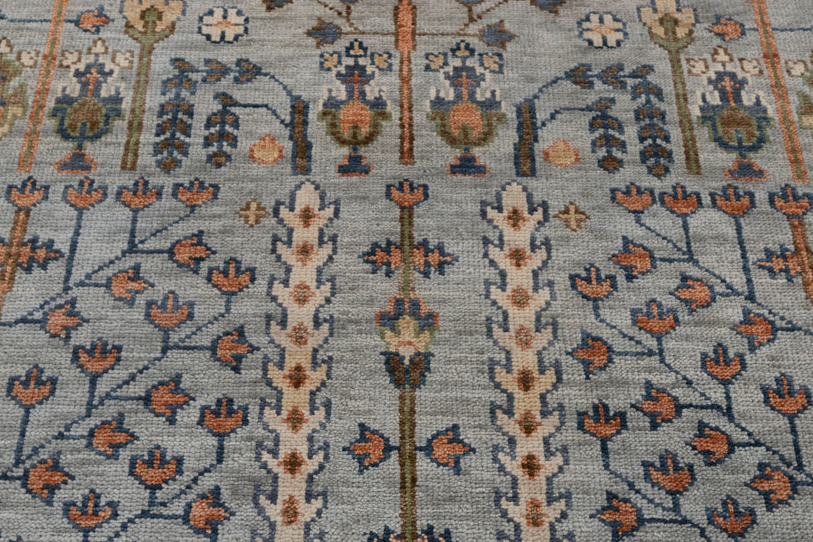 Classic Persian Tree of Life Modern Designer Soft Oushak Turkish Style ...