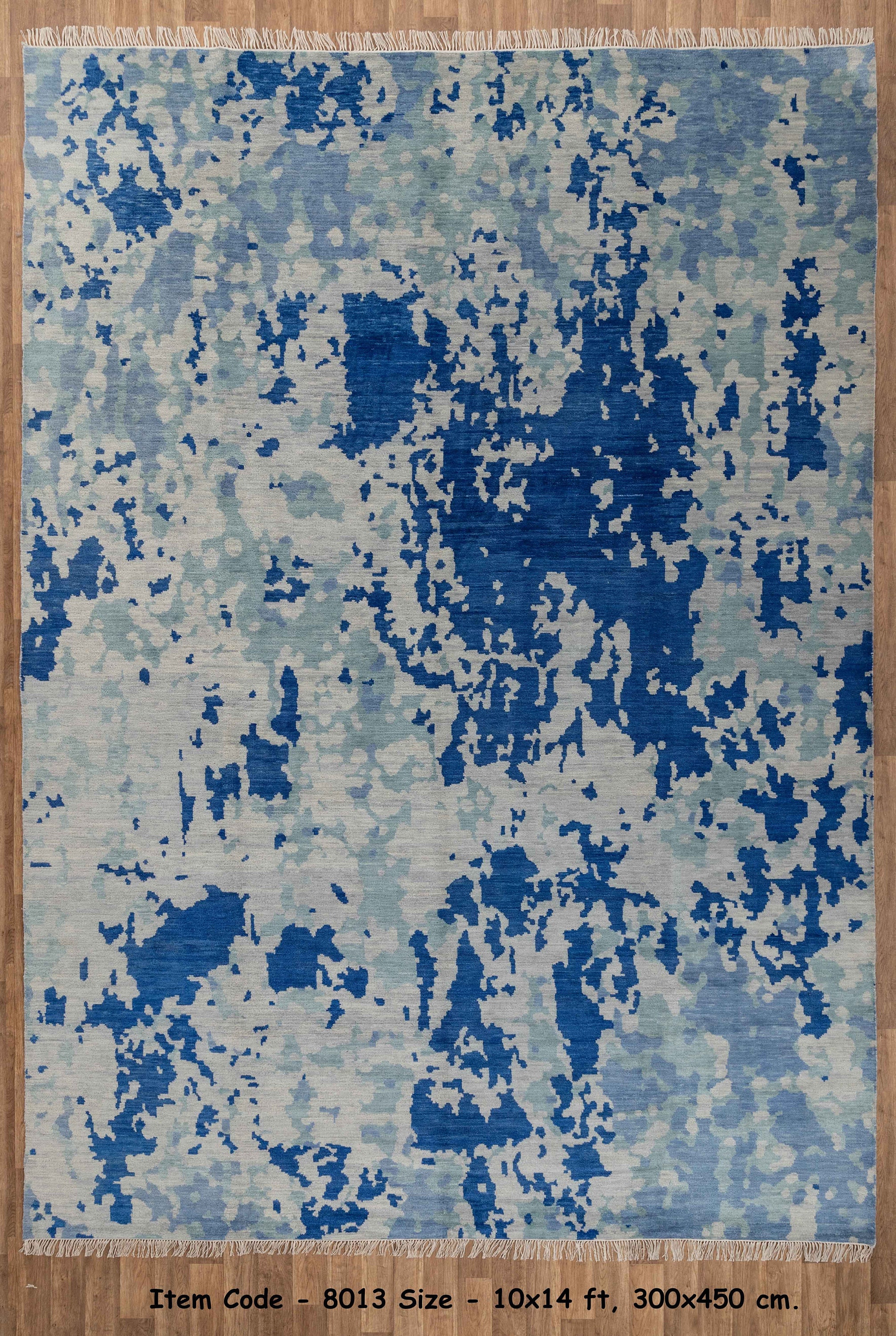 10x14 Modern Handmade Abstract Wool Area Rug 8013 300x450 - Etsy