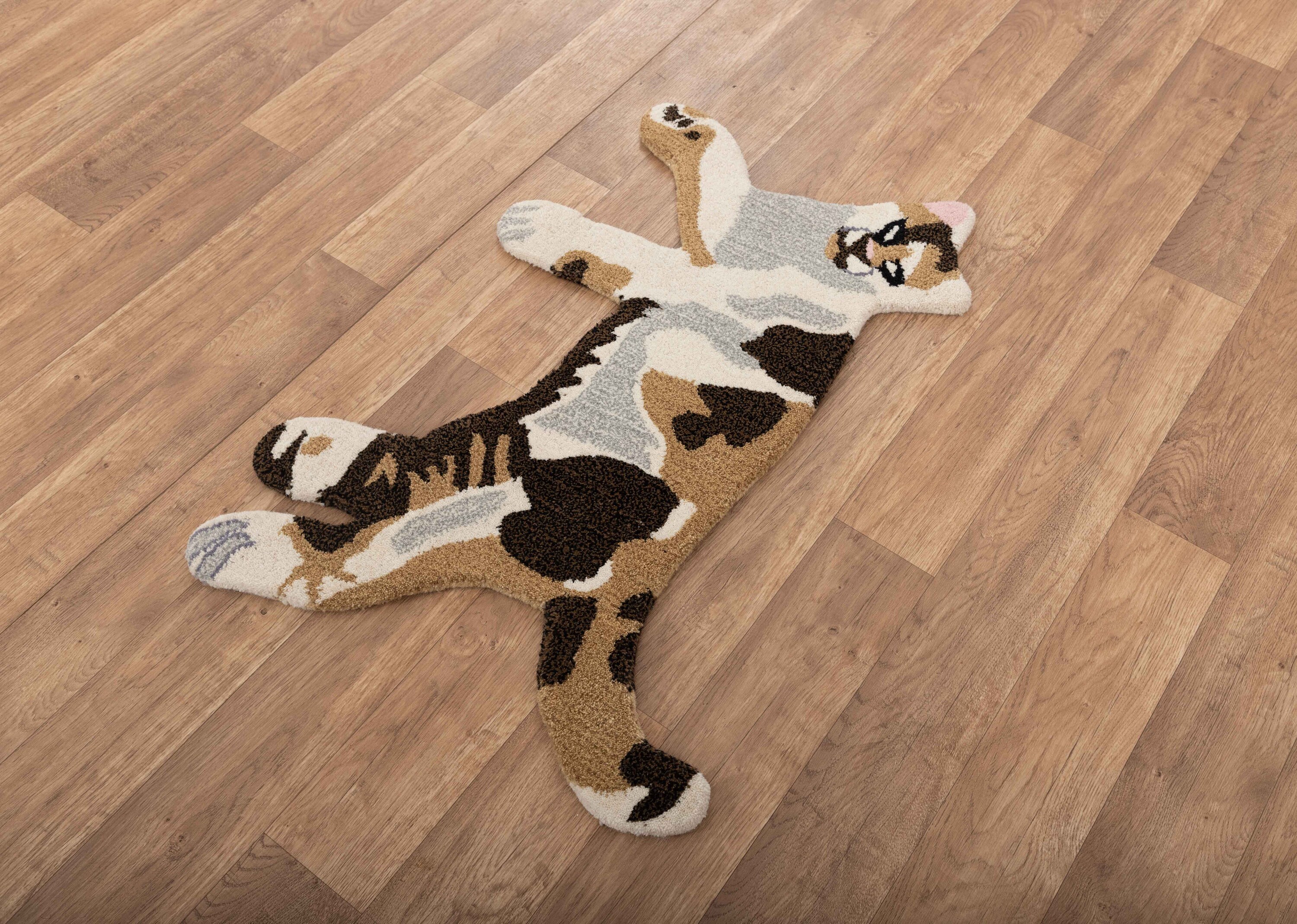 Cat Wool Rug for Kids Handmade in Soft Wool Size 2x3 Ft. | Etsy