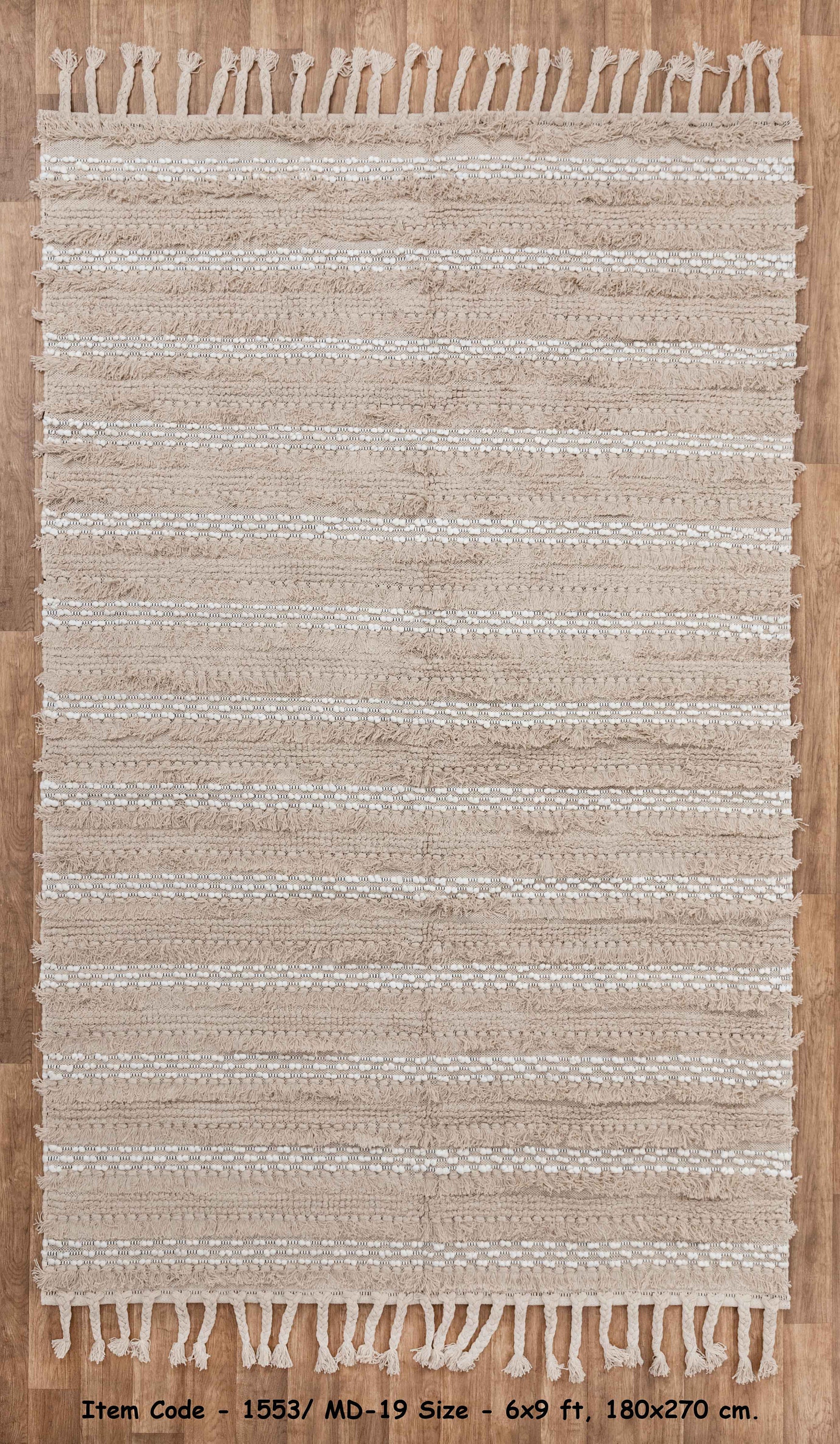 Moroccan Inspired Handmade Cotton Area Rug Boho Chic - Etsy