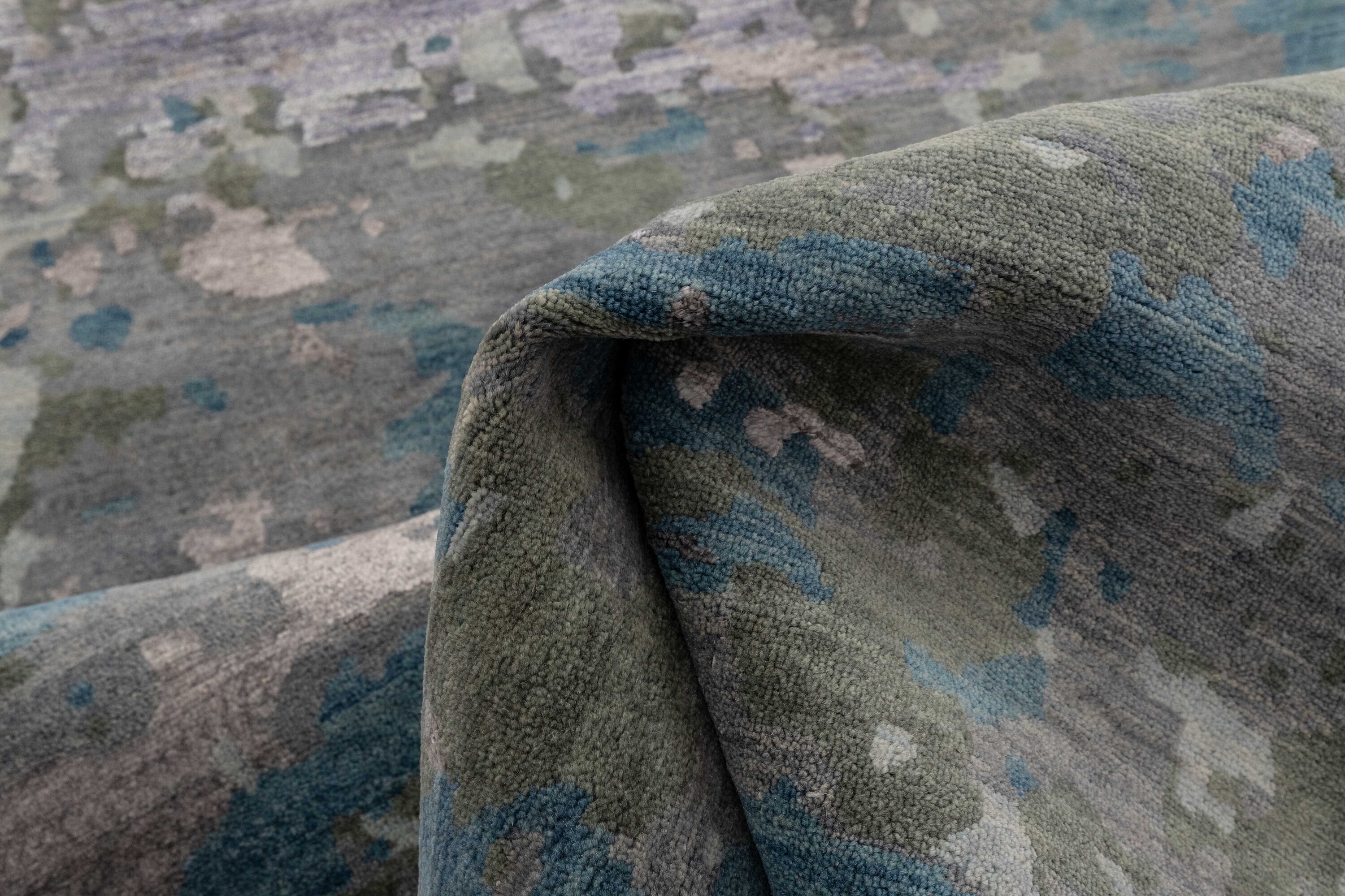 8x10 Handmade Abstract Rug Wool & Silk Rug Modern Rug Abstract - Etsy UK