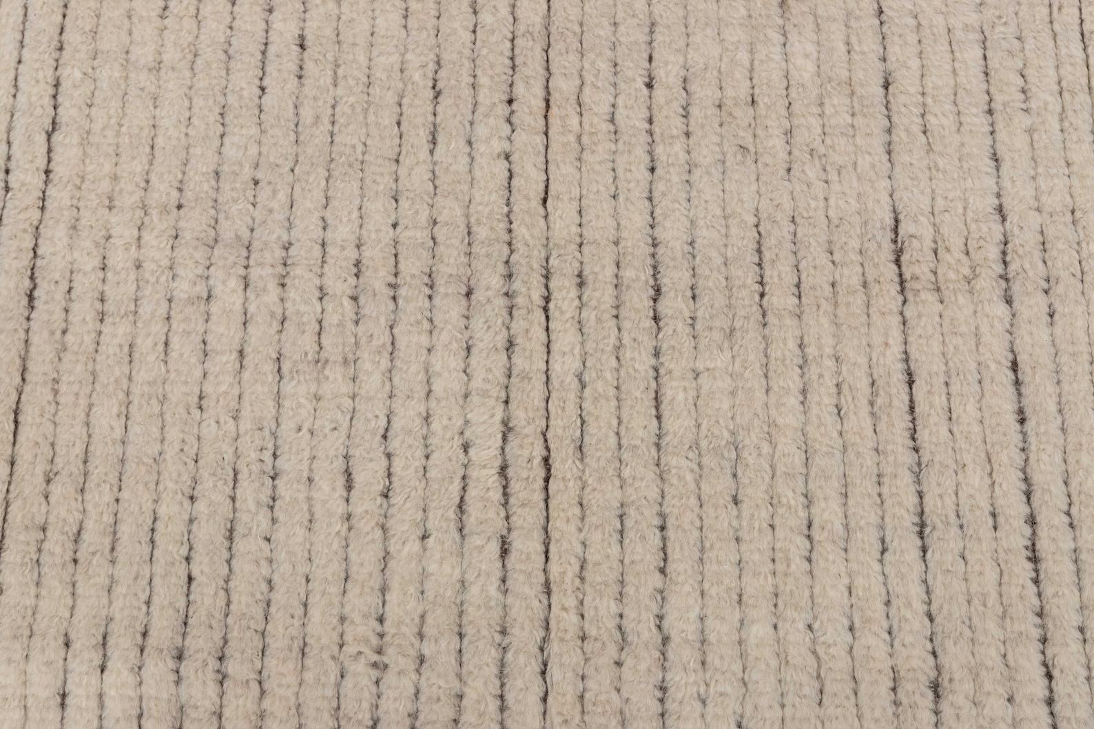 Ivory Grey Wool Rug Moroccan Beni Ourain Berber Hand Knotted Wool Rug ...