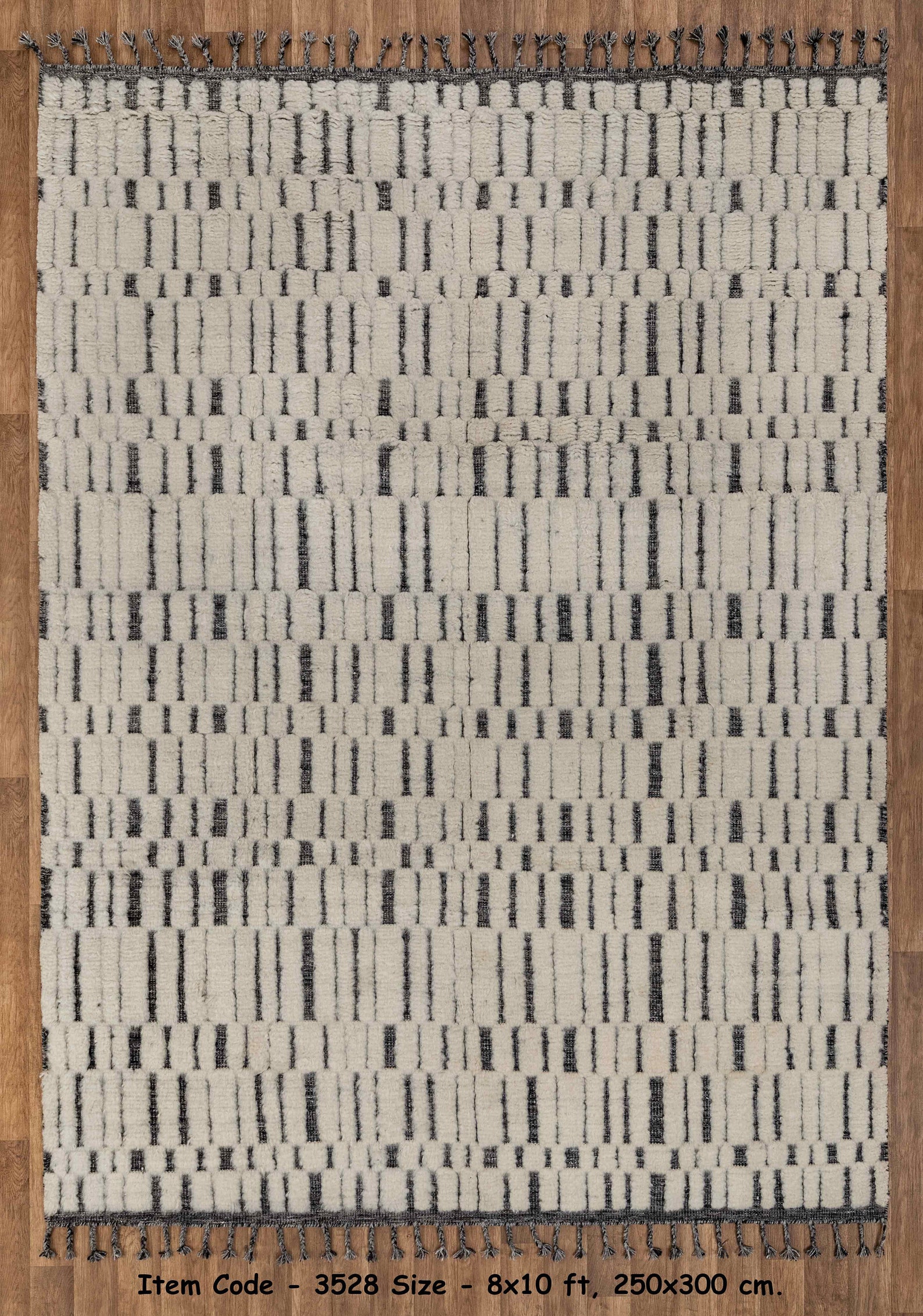 Bohemian Shag Style Ivory Wool Hand Knotted Moroccan Beni - Etsy